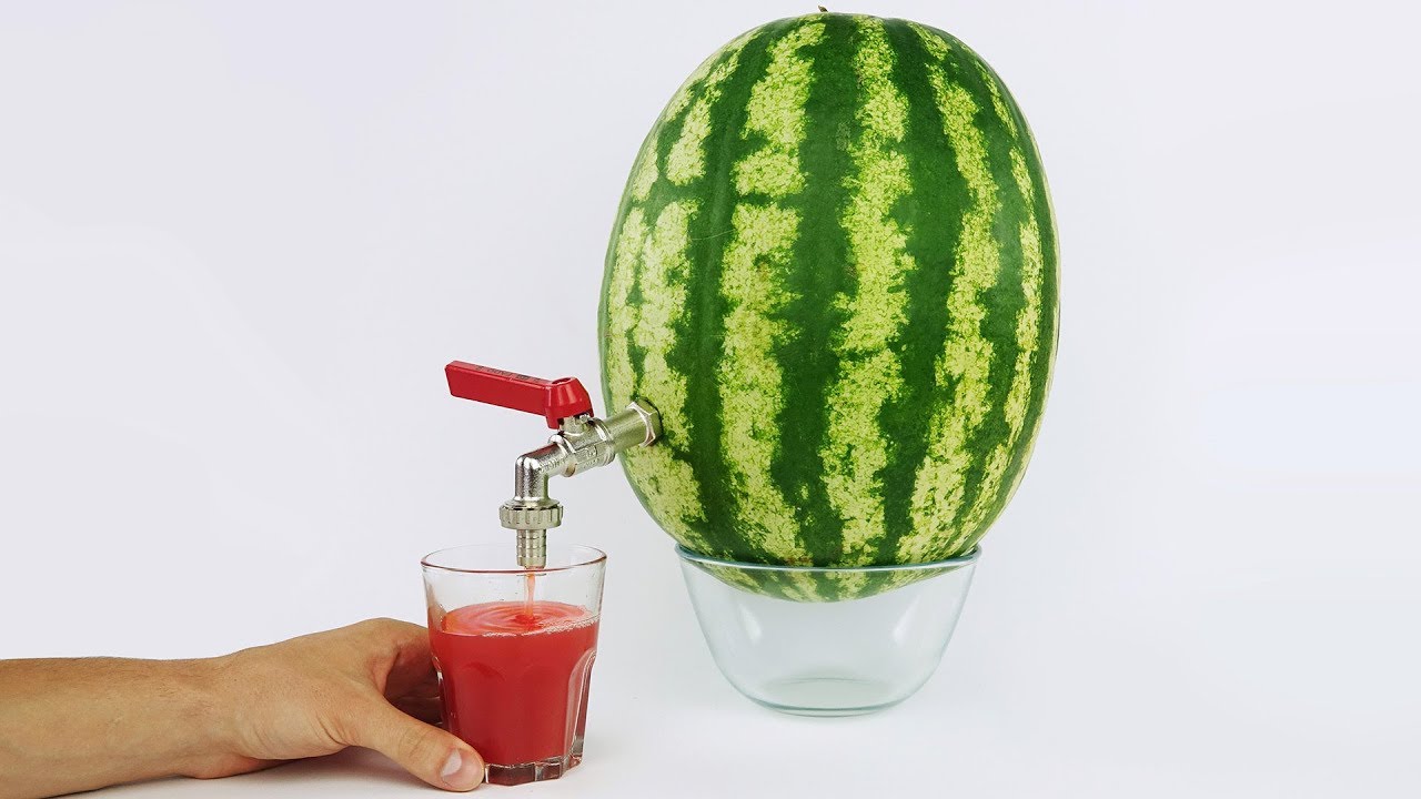How to Make Watermelon Juice Dispenser