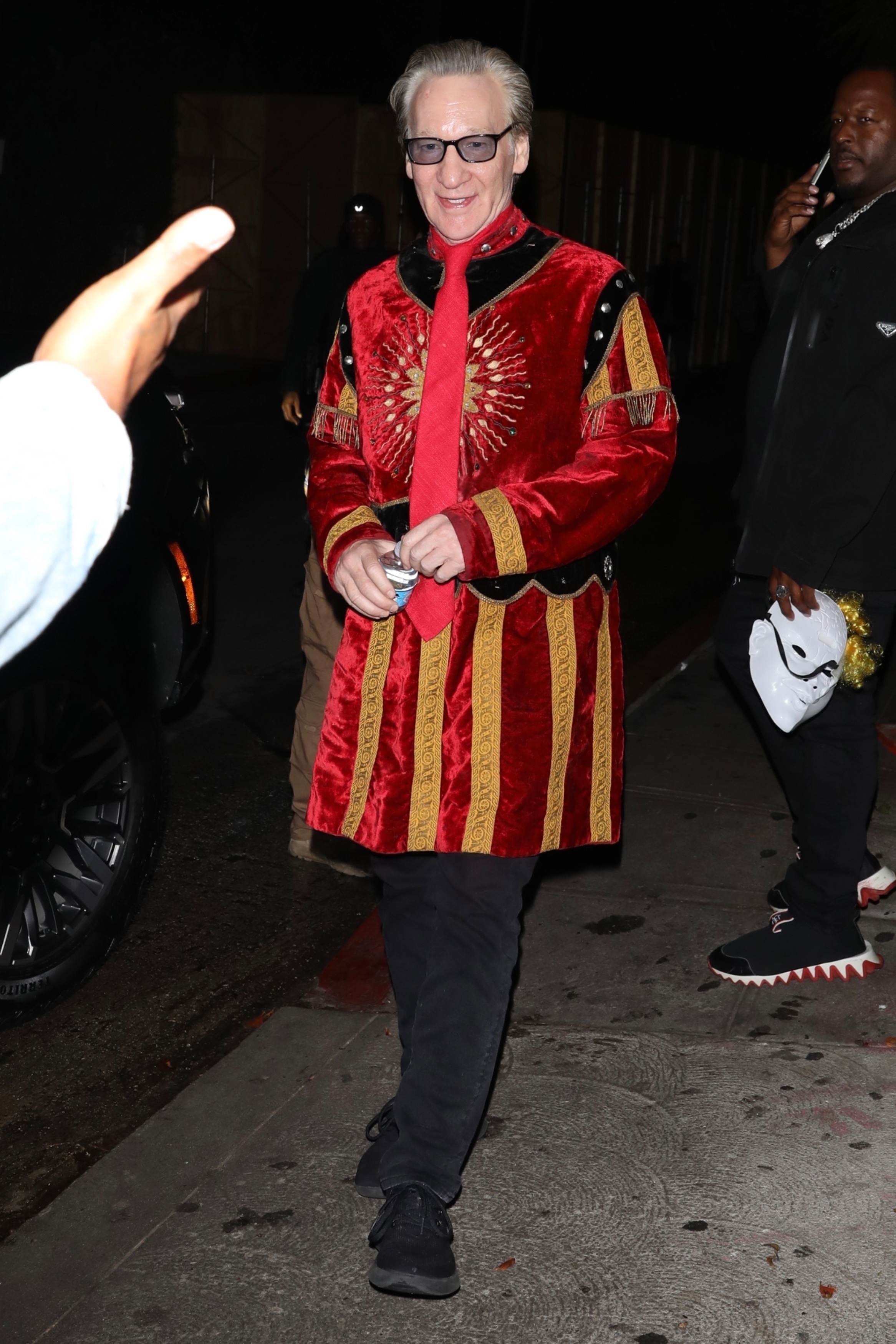 Bill Maher and Noor Alfallah leave Halloween party together — a year ...