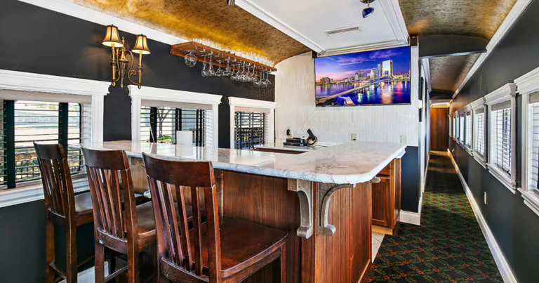 Sleep in a 1900s Pullman Train Car Steps from Jacksonville's Stadium