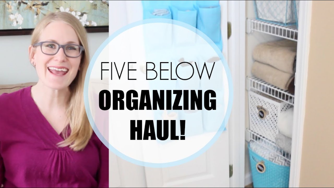 Five Below organizing haul | $5 and under