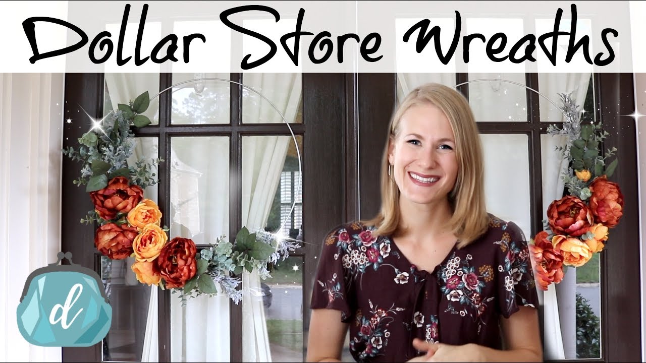 Cheaper than Dollar Tree hoop wreaths! 🙌 🍂 Fall & winter DIY