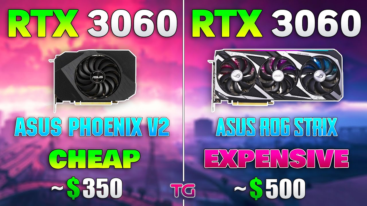 Cheapest RTX 3060 vs most expensive RTX 3060 - How big is the difference?
