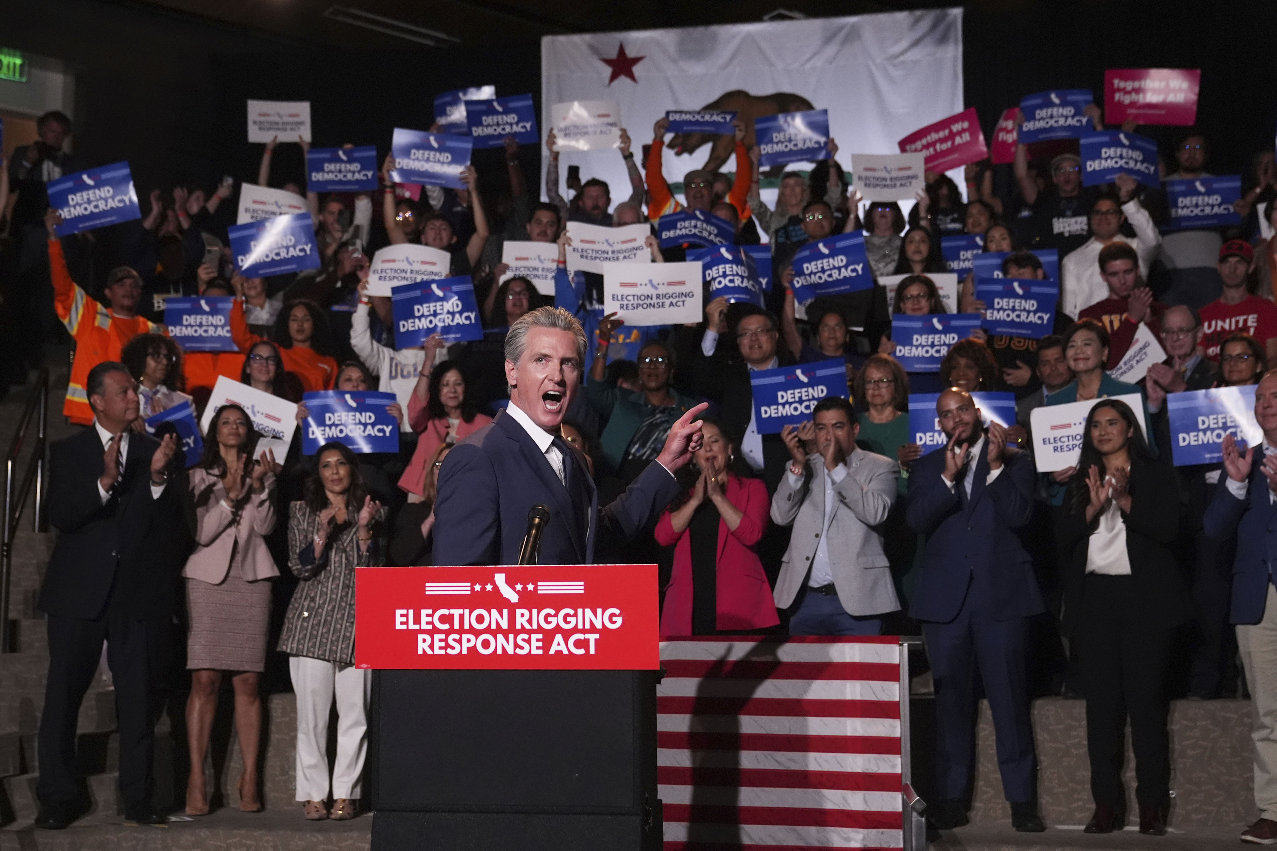From Spielberg to Getty, these Newsom allies are sitting out his ...