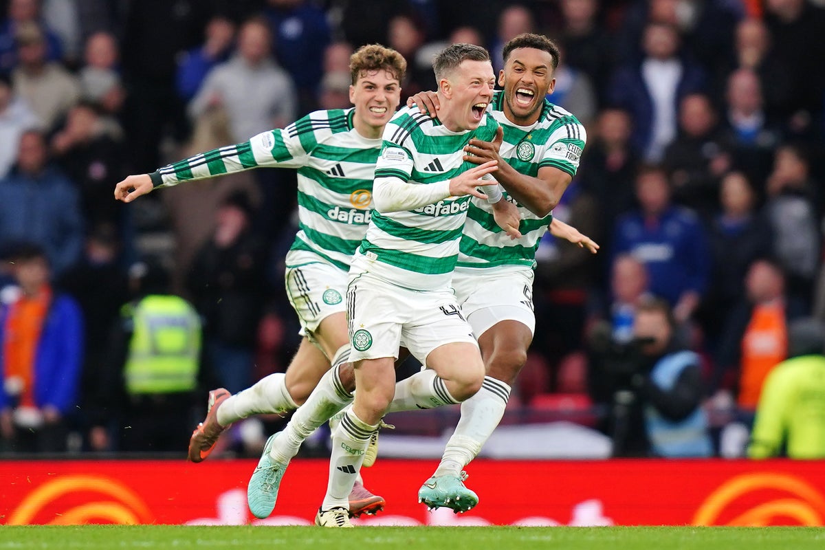 Celtic increase lead over 10-man Rangers in extra time of League Cup