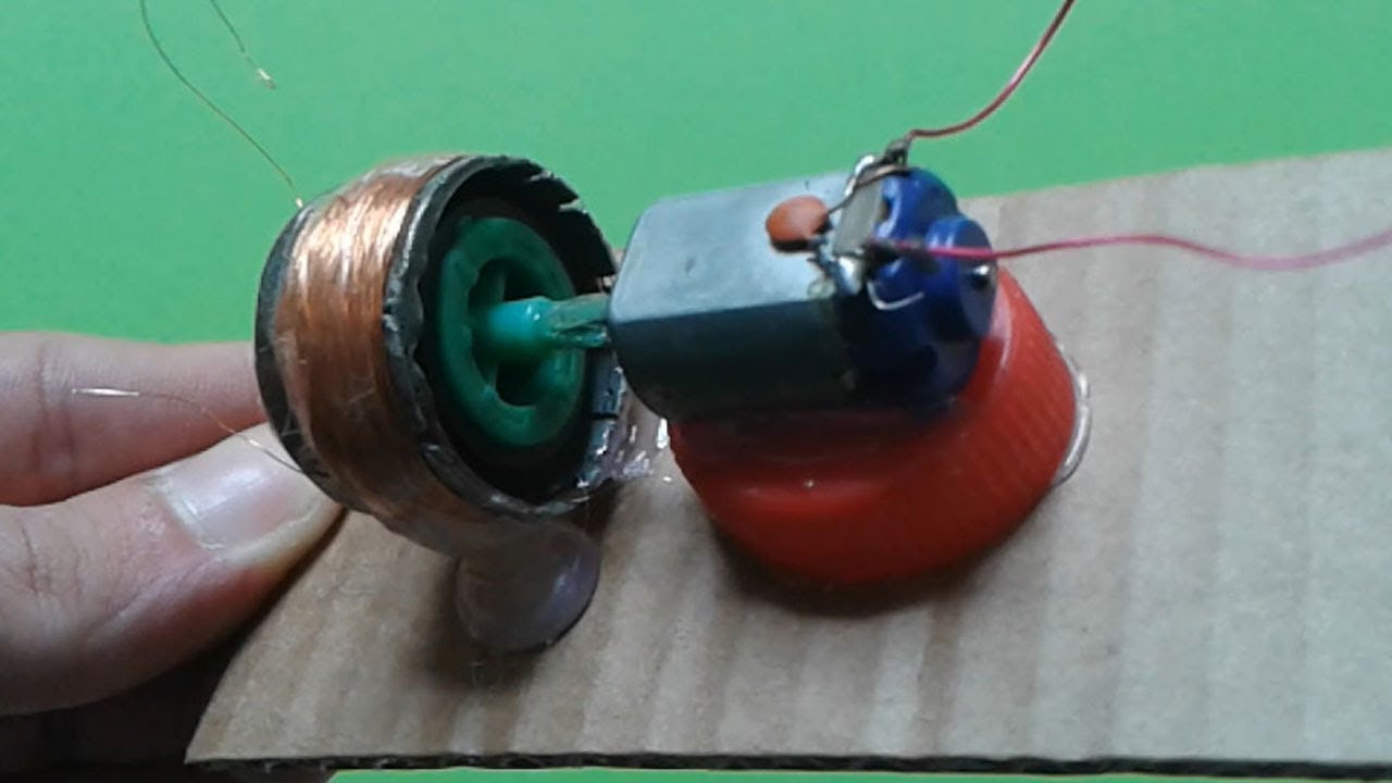 How to Make a Simple DIY Mini Generator | Easy Science Project!