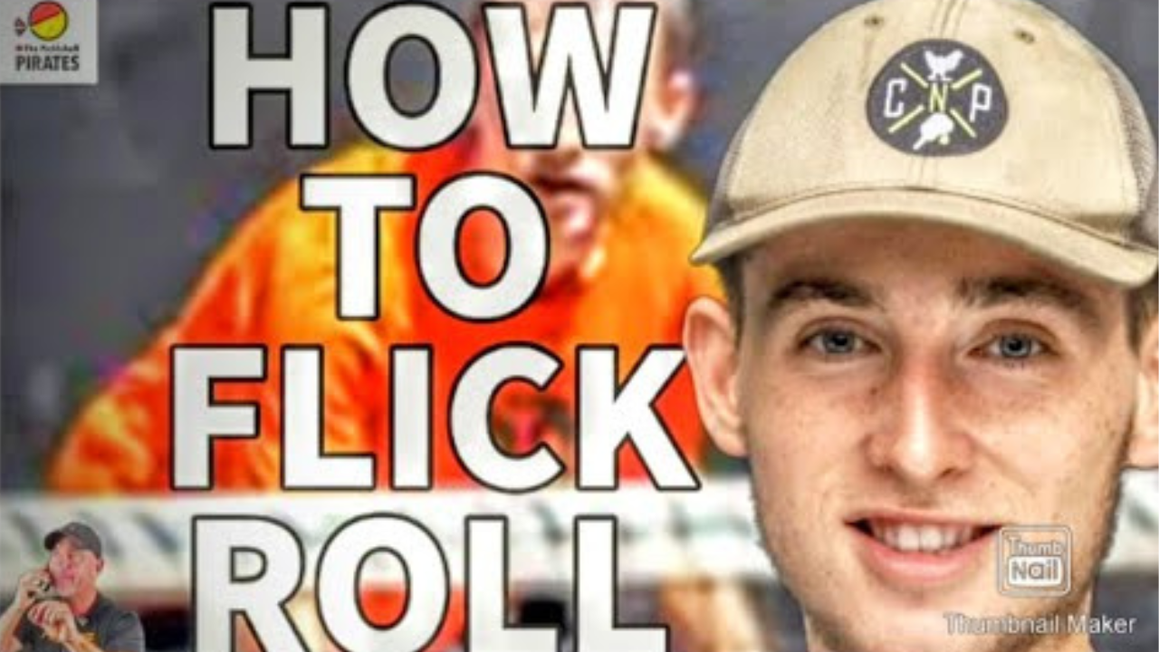 The Art of the Flick and Roll in Pickleball Captured in Super Slow Motion