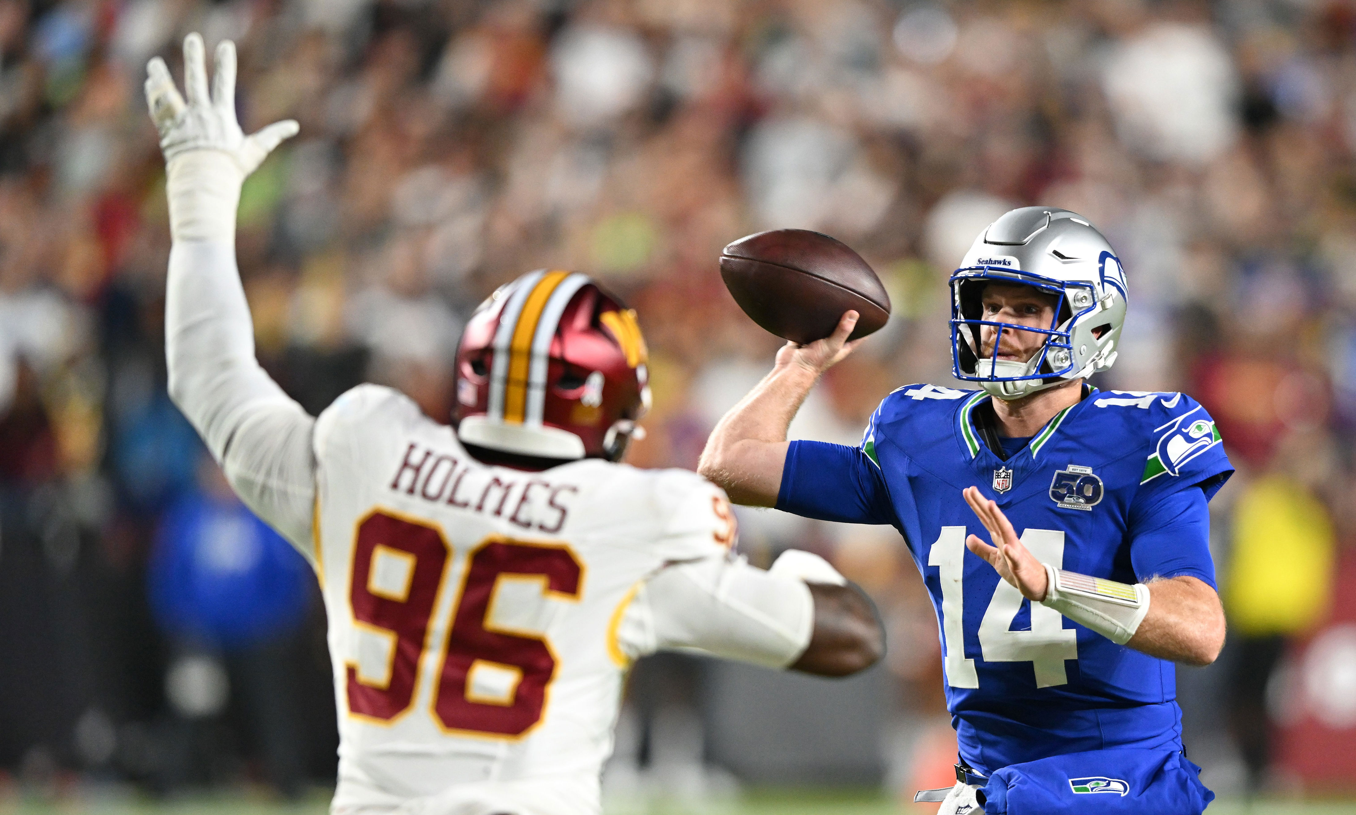 Takeaways as Seahawks crush Commanders 38-14 on Sunday Night Football