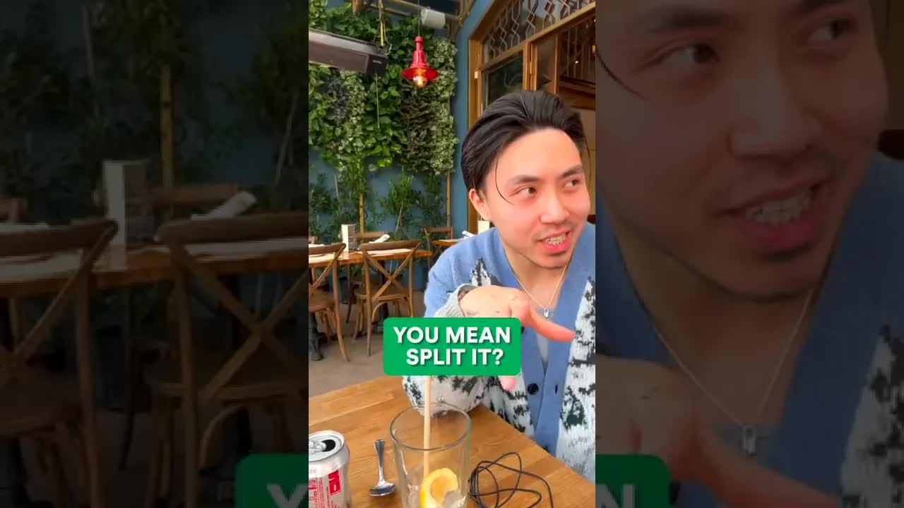 basic vs real english: ordering food