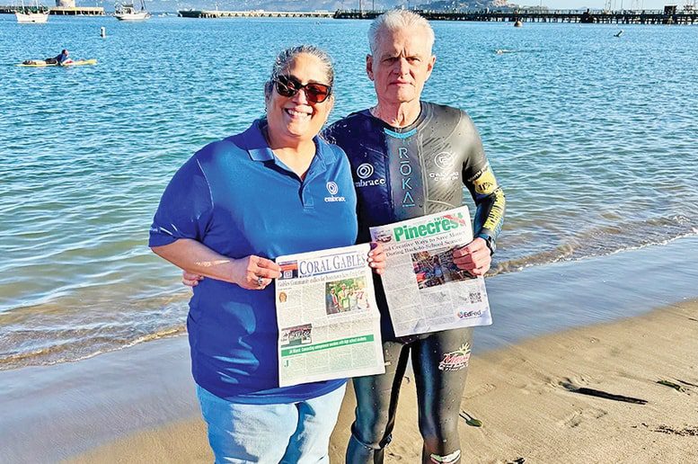 Miami man takes part in swim to Alcatraz Island
