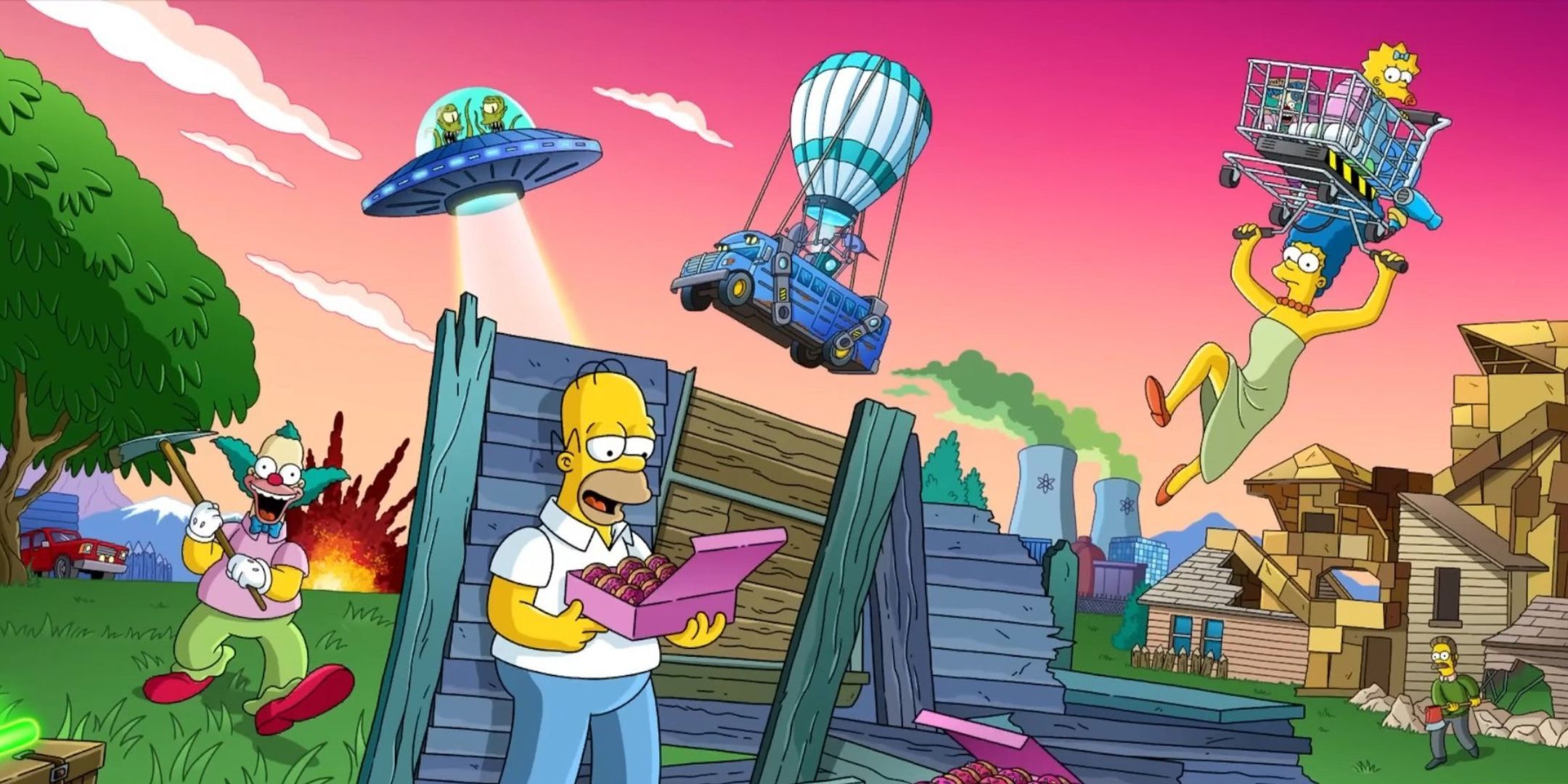 Fortnite Players Want The Simpsons Map As A Permanent Mode