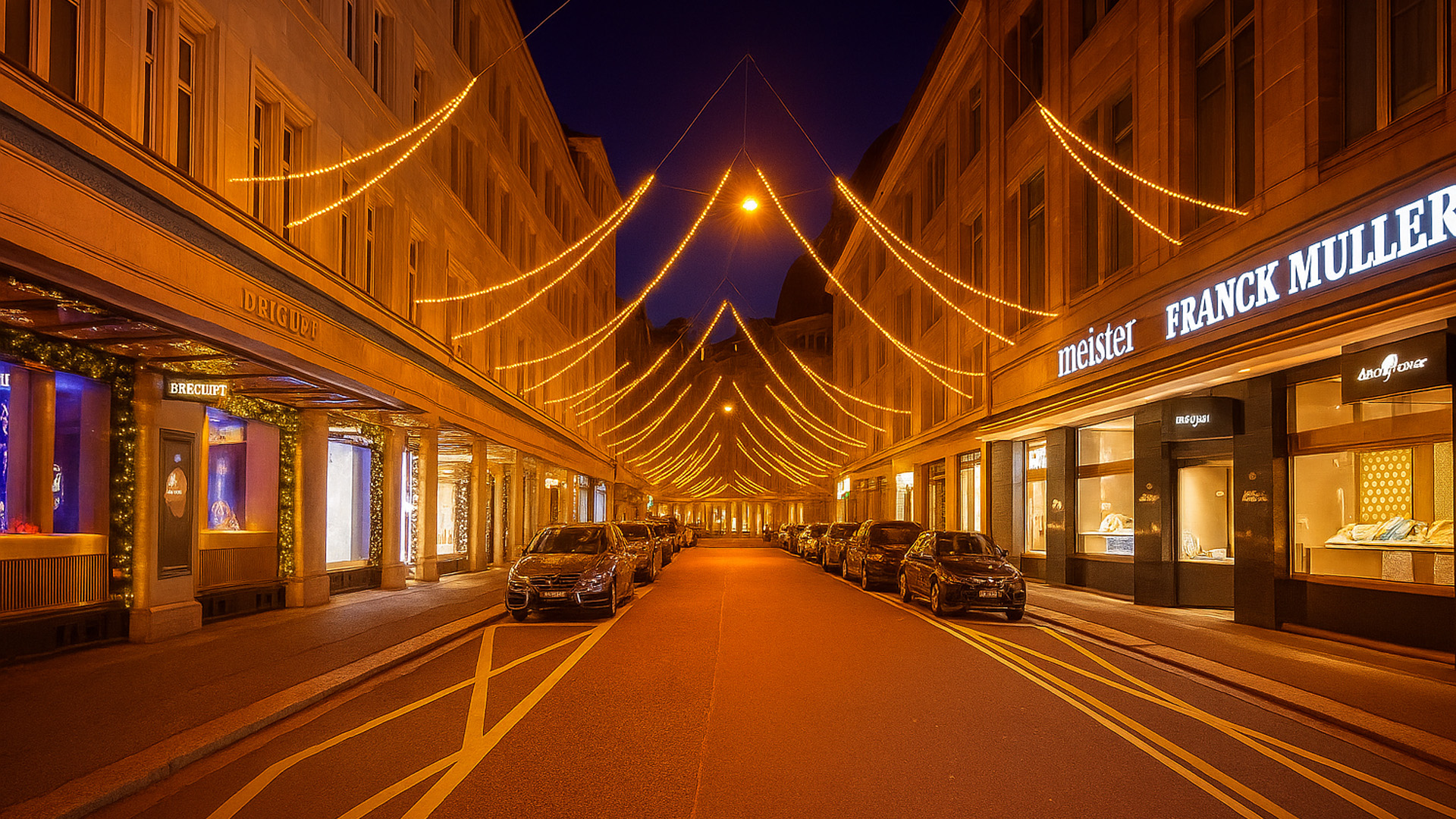 The Sparkling Lucy Lights of Zürich Bahnhofstrasse