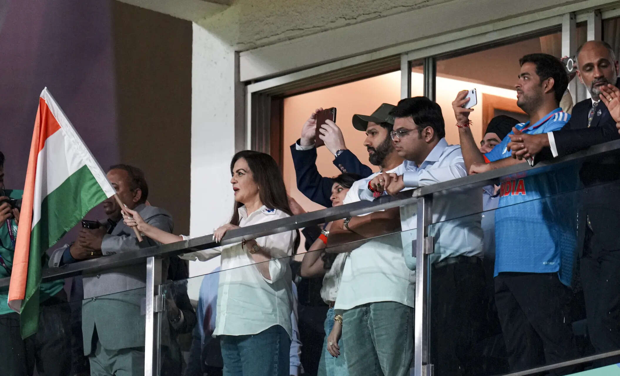 Tricolour in Hand, Smile of Pride: Nita Ambani's iconic moment as India ...