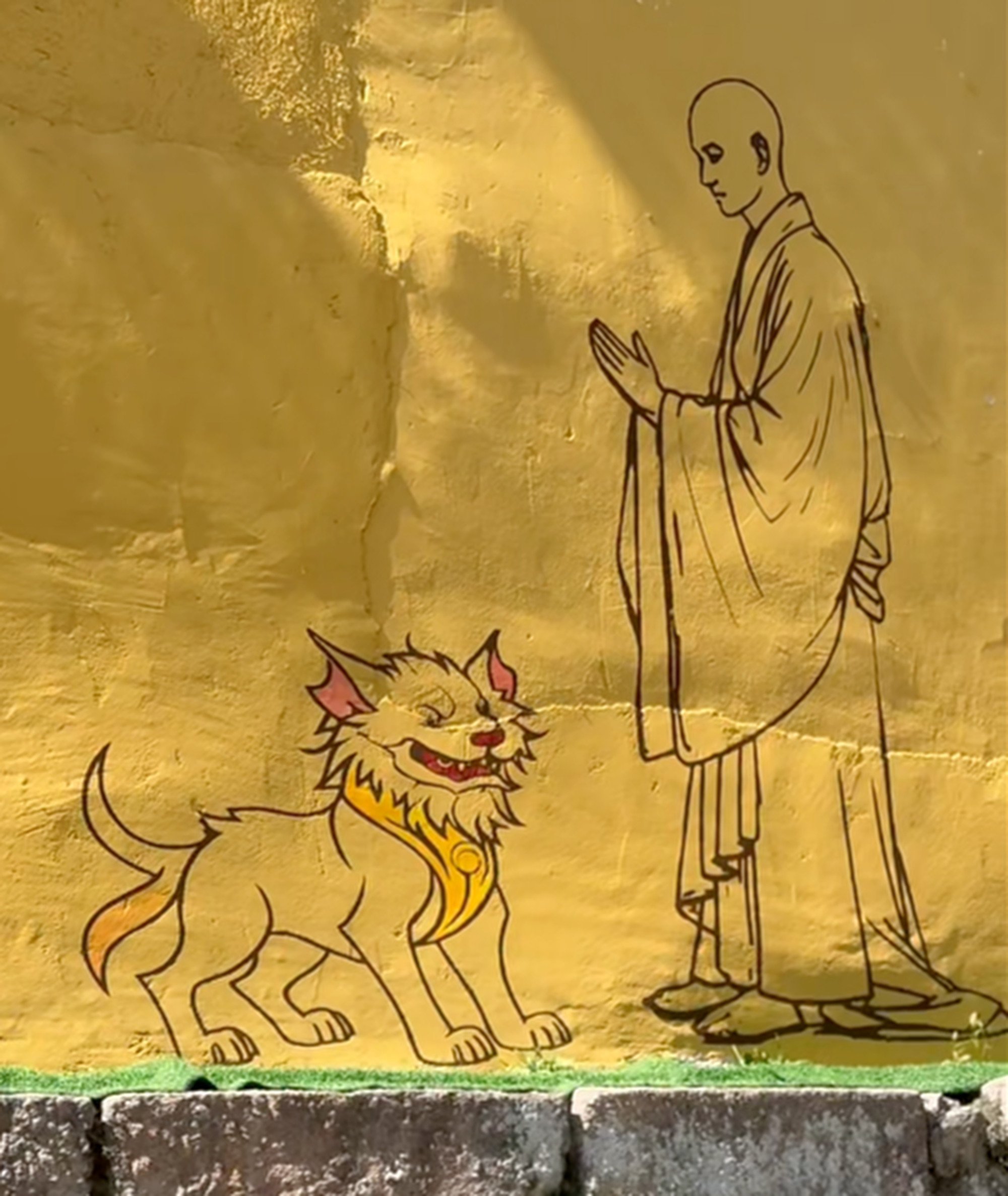 China pet owners honour Dog God, offer canine food, place leashes in ...