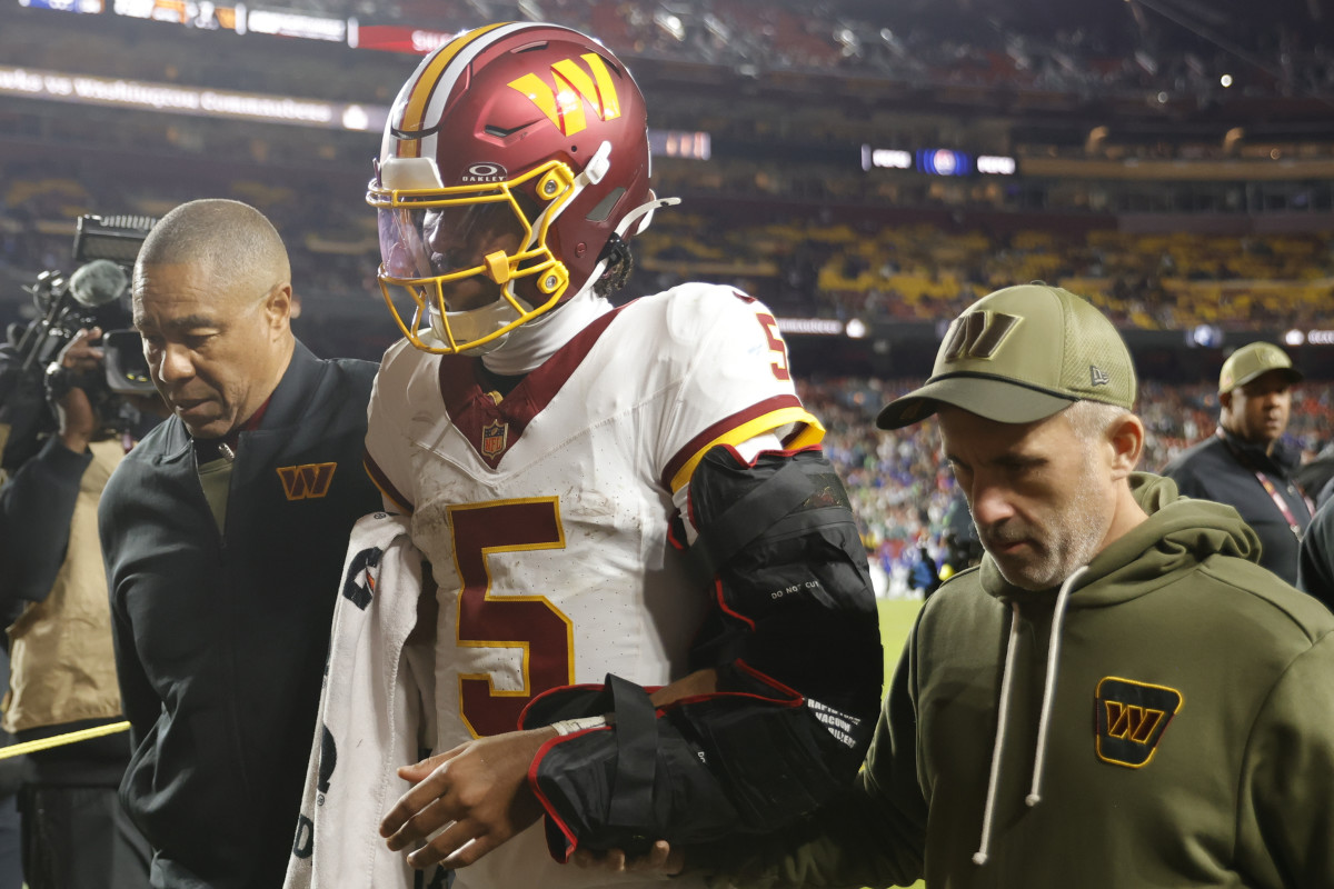 NFL Fans Assign Blame After Jayden Daniels' Horrifying Injury