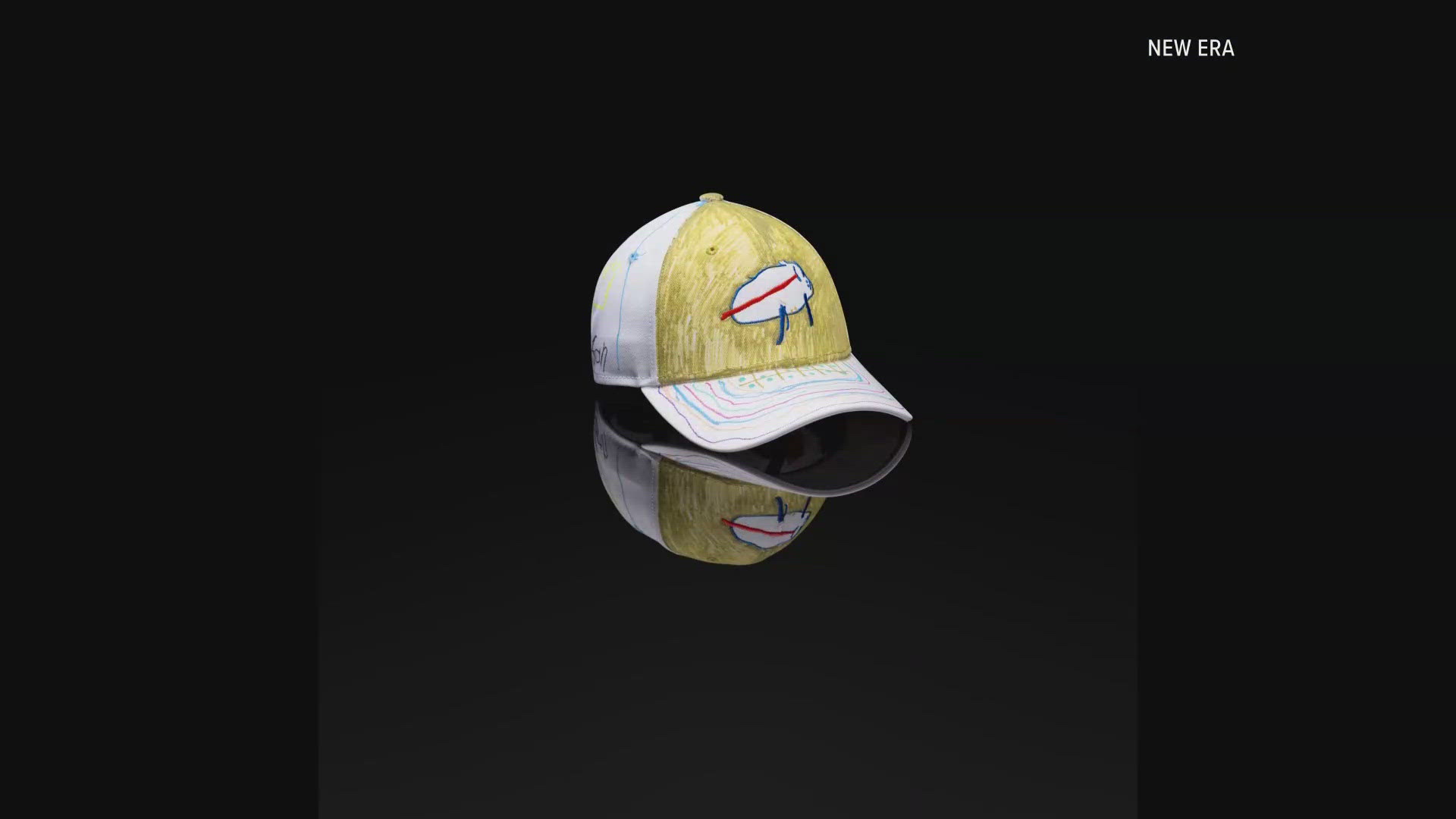 Josh Allen wears hat from Oishei and New Era cap auction for week 9's game
