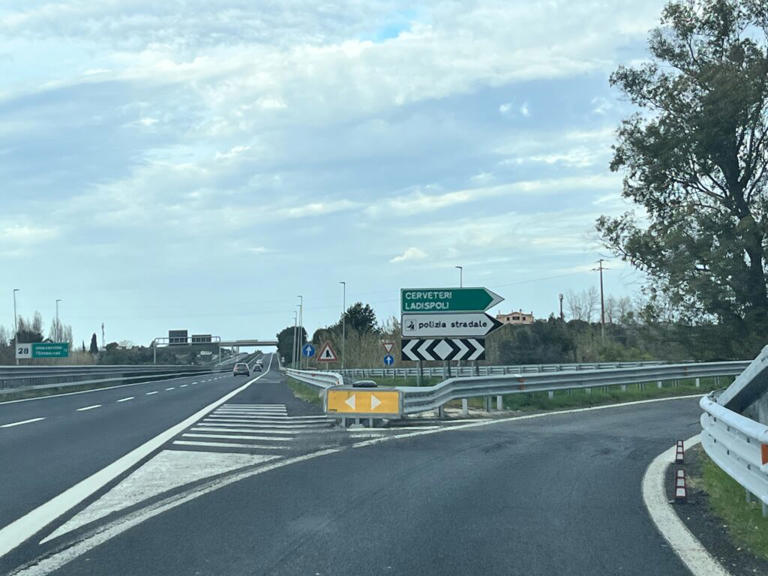 A12 Roma-Civitavecchia, chiusure per lavori: date, orari e tratti ...