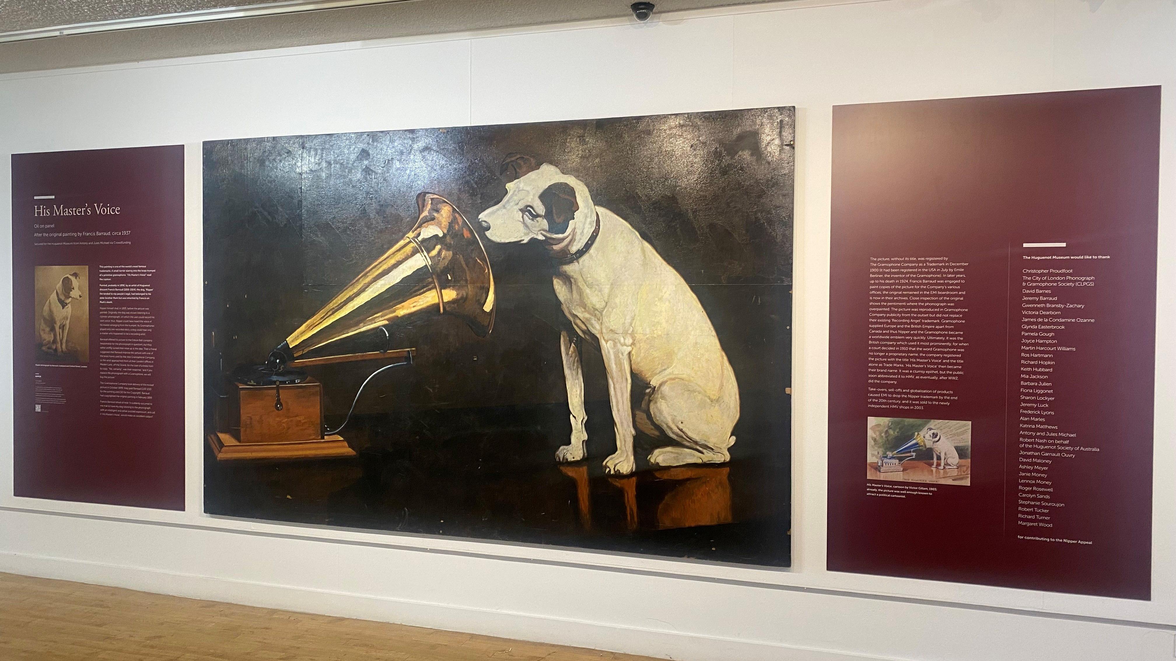 Museum 'delighted' to get iconic Nipper painting