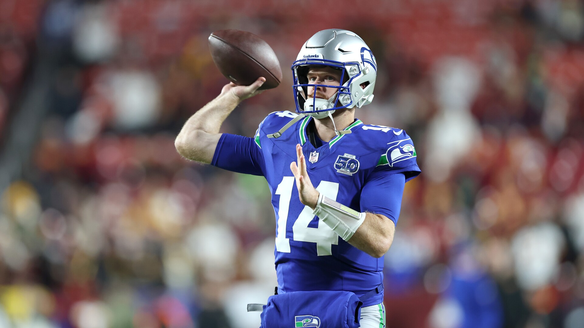 Sam Darnold touchdown pass gives Seahawks early 7-0 lead