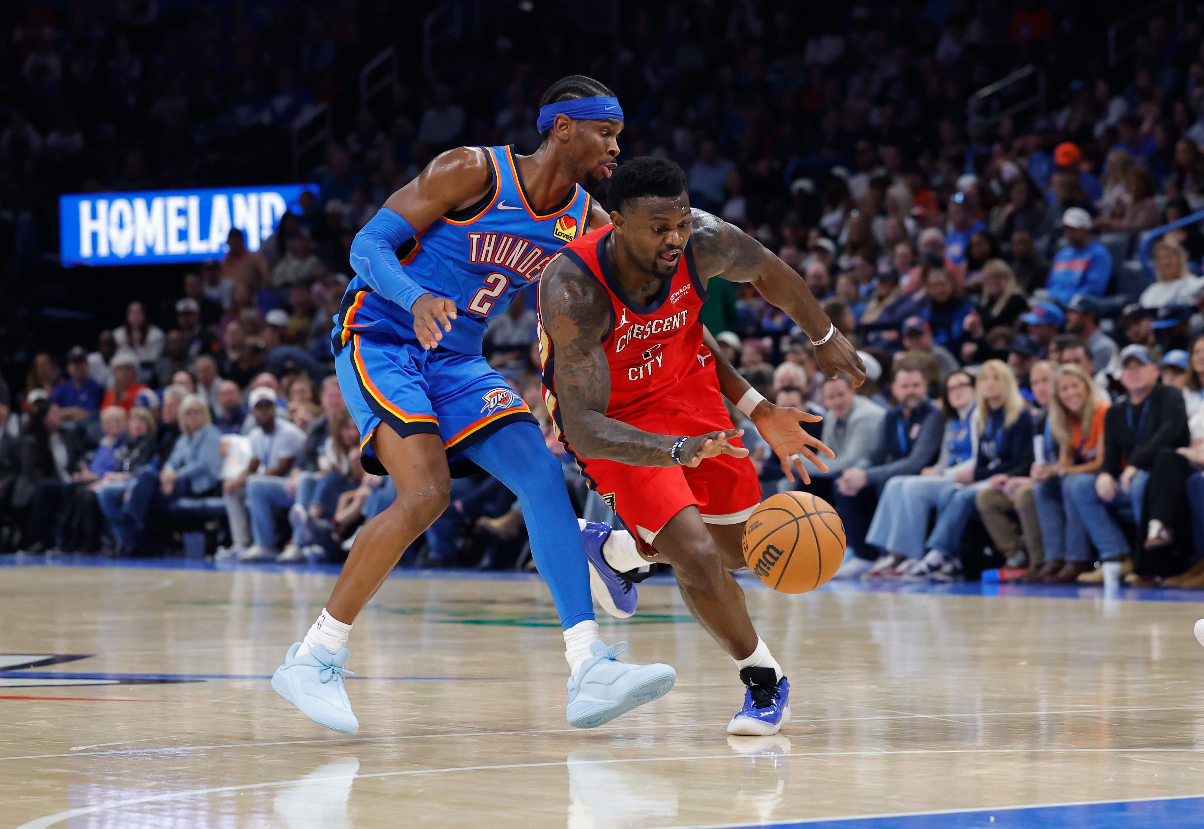 Full injury report for Monday's Thunder vs. Pelicans matchup