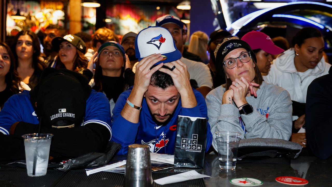 #TheMoment Blue Jays fans reacted to the World Series loss