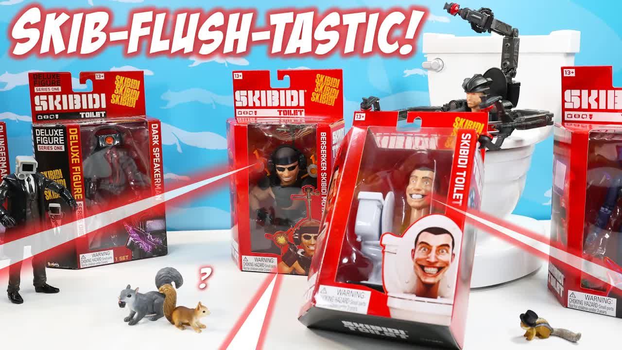 Skibidi Toilet Deluxe Action Figures Astro Berserker Mutant Bonkers ...