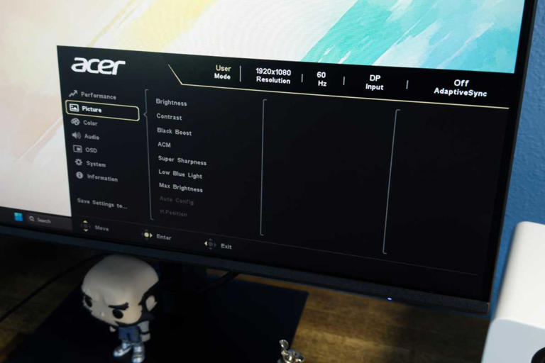 Acer Vero B7 B247YG im Test: Günstiger Büro-Monitor mit 120 Hertz