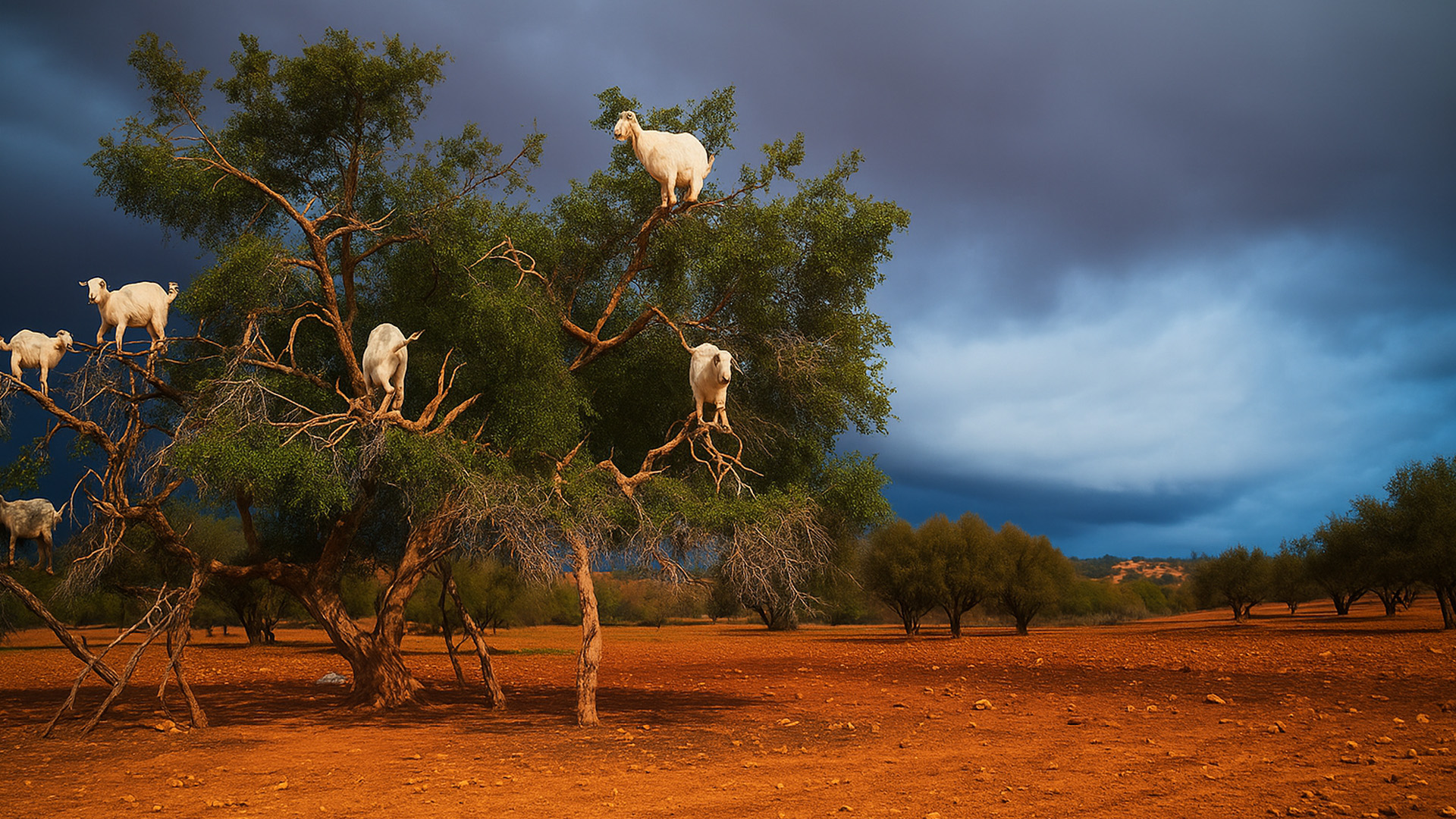 ¿Por qué las cabras trepan árboles en Marruecos?
