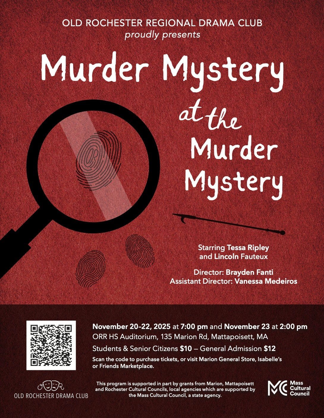 Old Rochester Regional High School Drama Club to present murder mystery ...