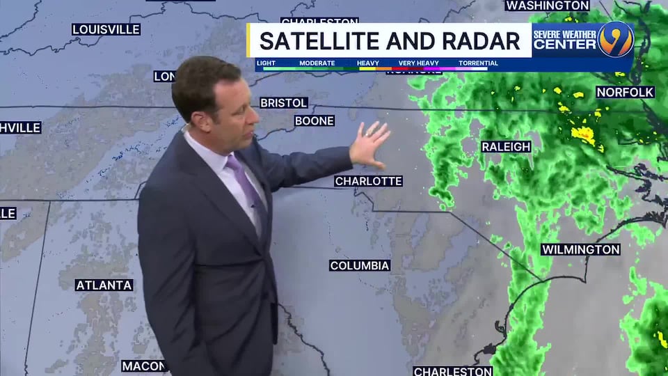 Monday morning's forecast with Meteorologist Keith Monday