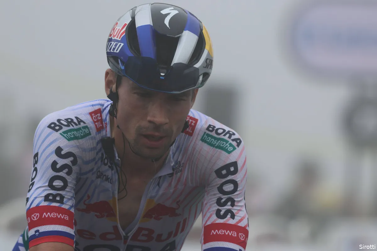 'Haven't had a fantastic evening together yet,' Roglic laughs about his first meeting with Evenepoel