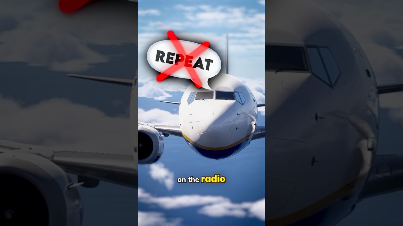 Why pilots don't say 'Repeat' to ATC