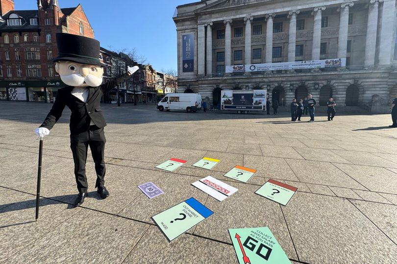 Search for Nottingham Monopoly VIP at official launch of popular board game