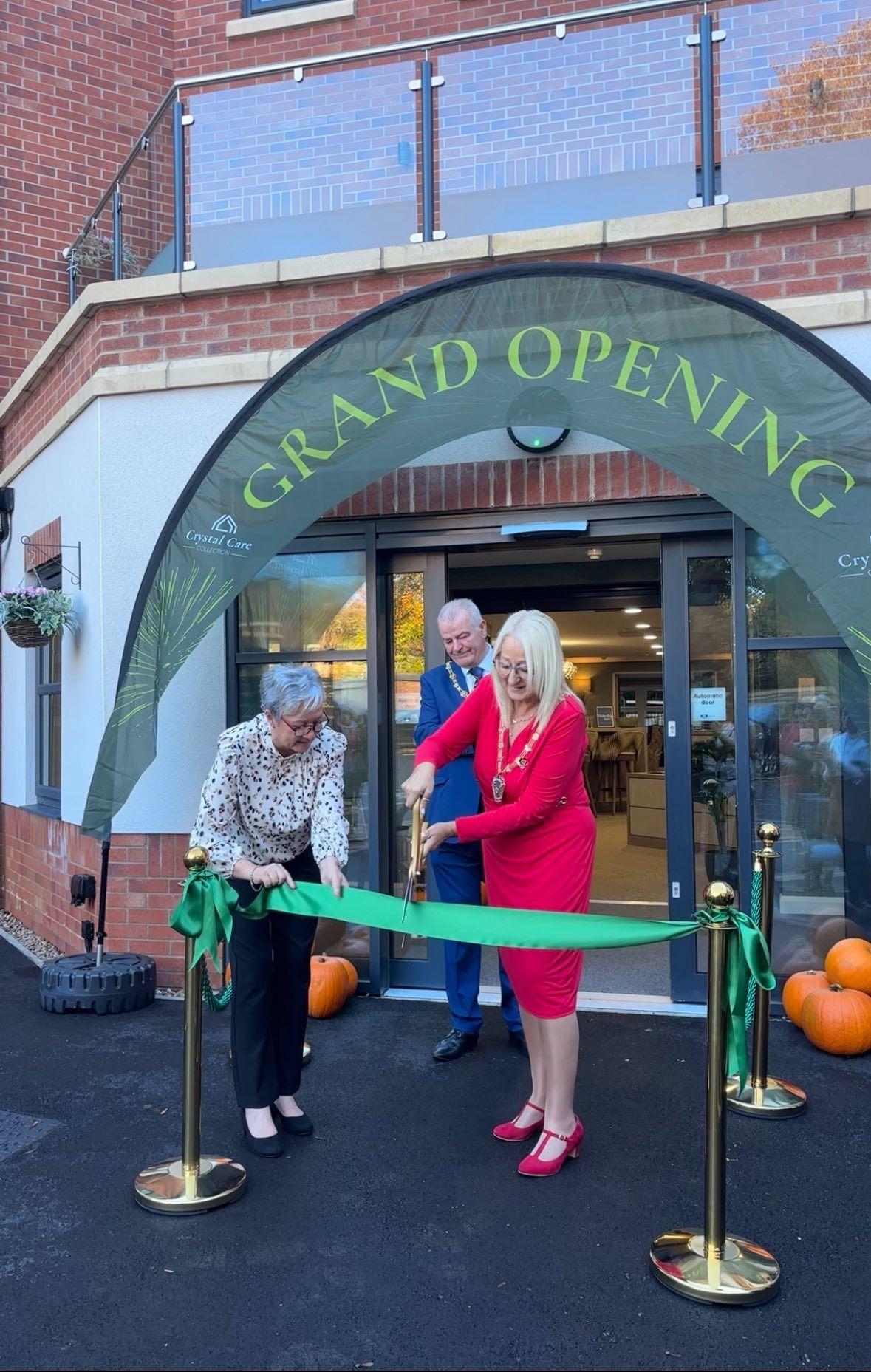 The Deputy Mayor of Wakefield Opens Fairwood Fields Care Home in Pontefract