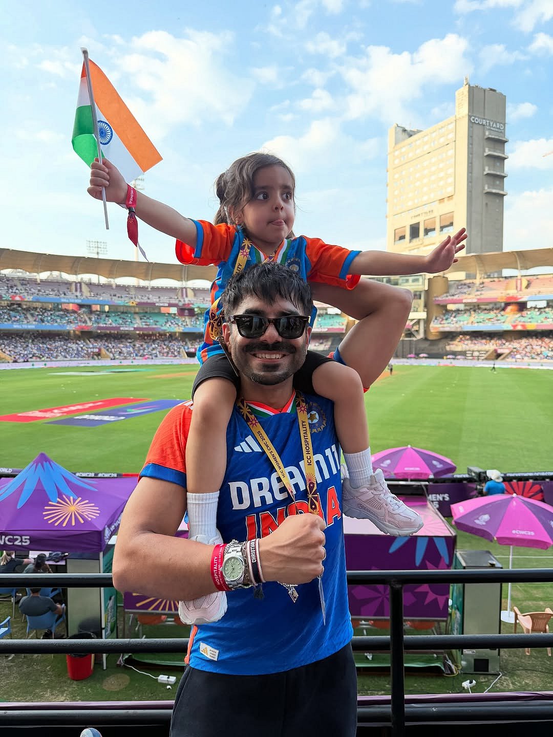Jemmi Didi's Youngest Fan 'Arzoie’ Cheers Her On At ICC Women's World ...