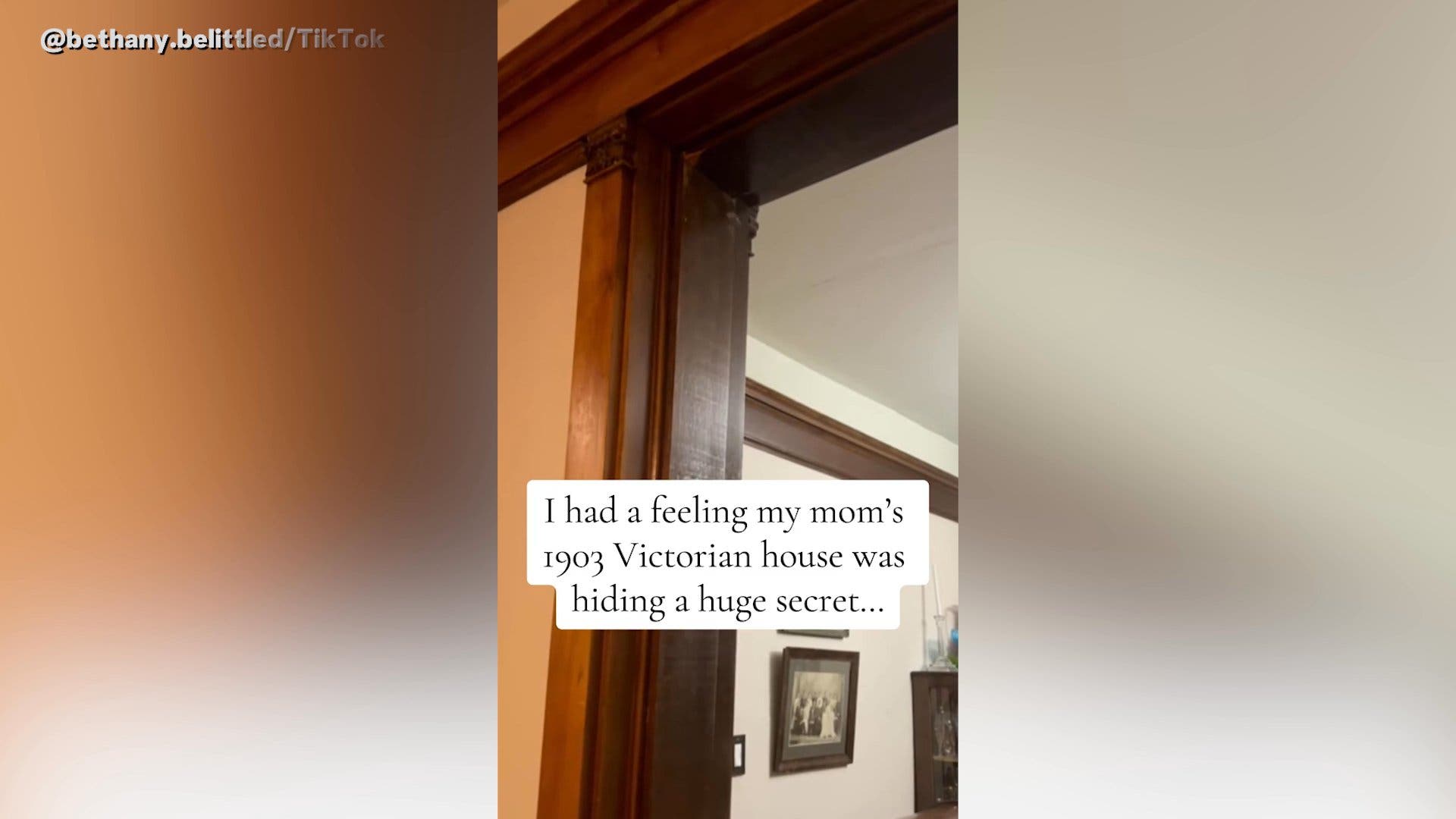 Woman Uncovers ‘Huge Secret’ Hidden Within Walls of Mom’s Victorian House
