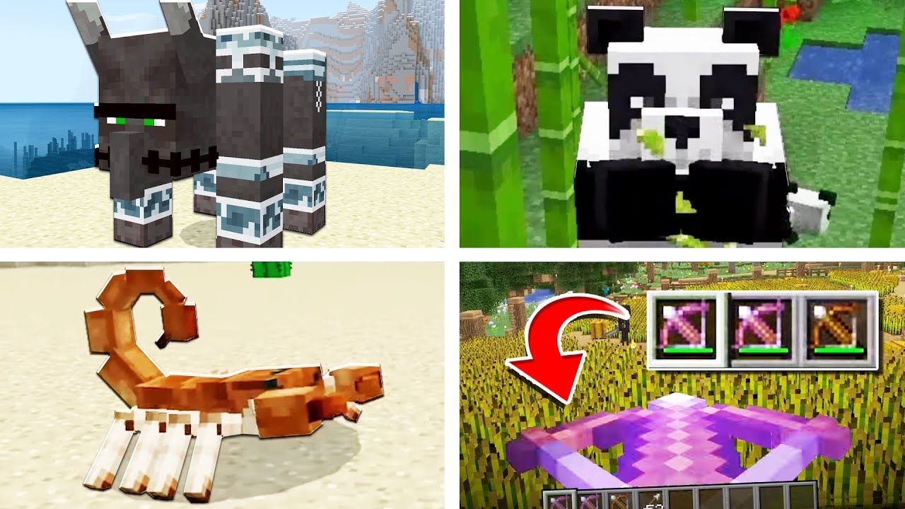 Everything in Minecraft 1.14! (Crossbows, pandas, pillager update)