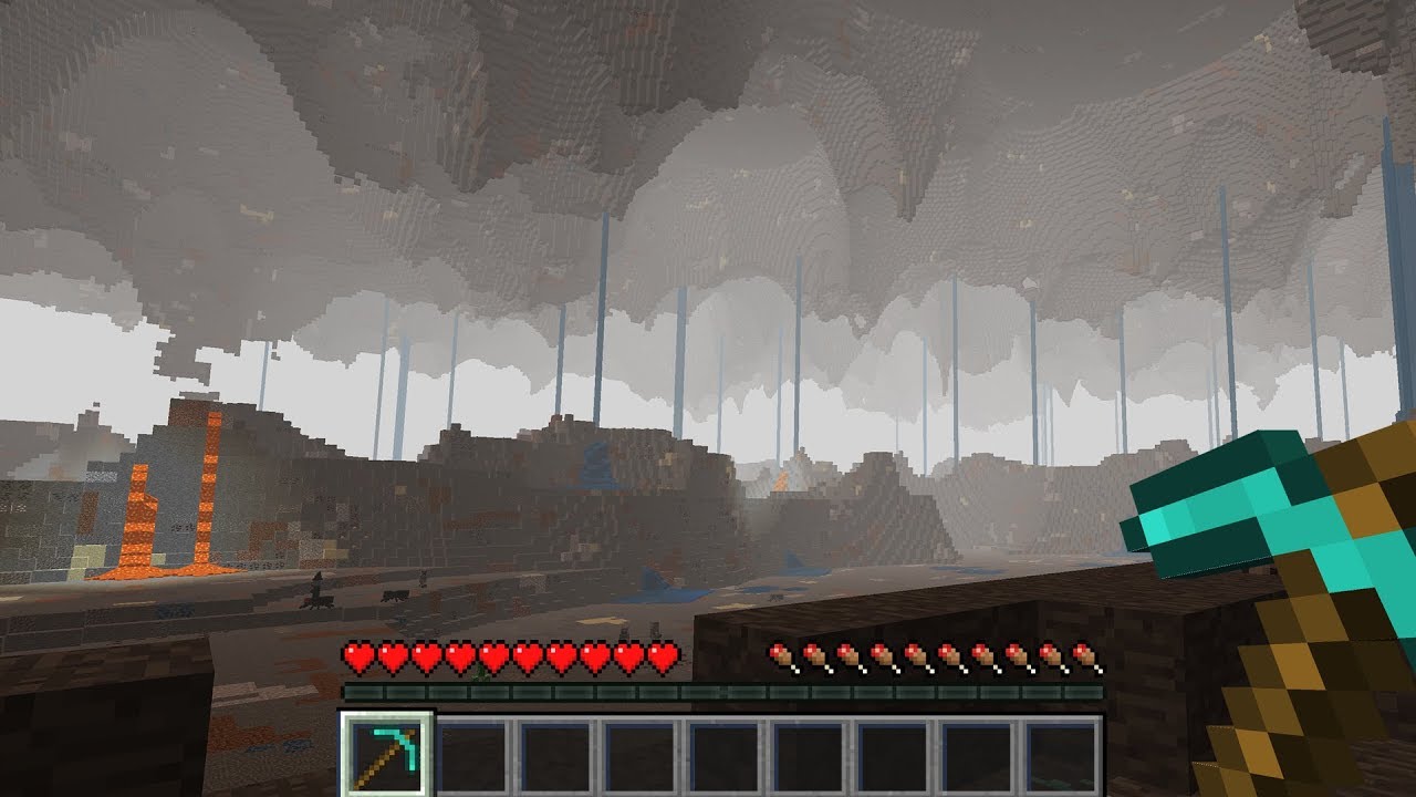 I found the world's biggest Minecraft cave