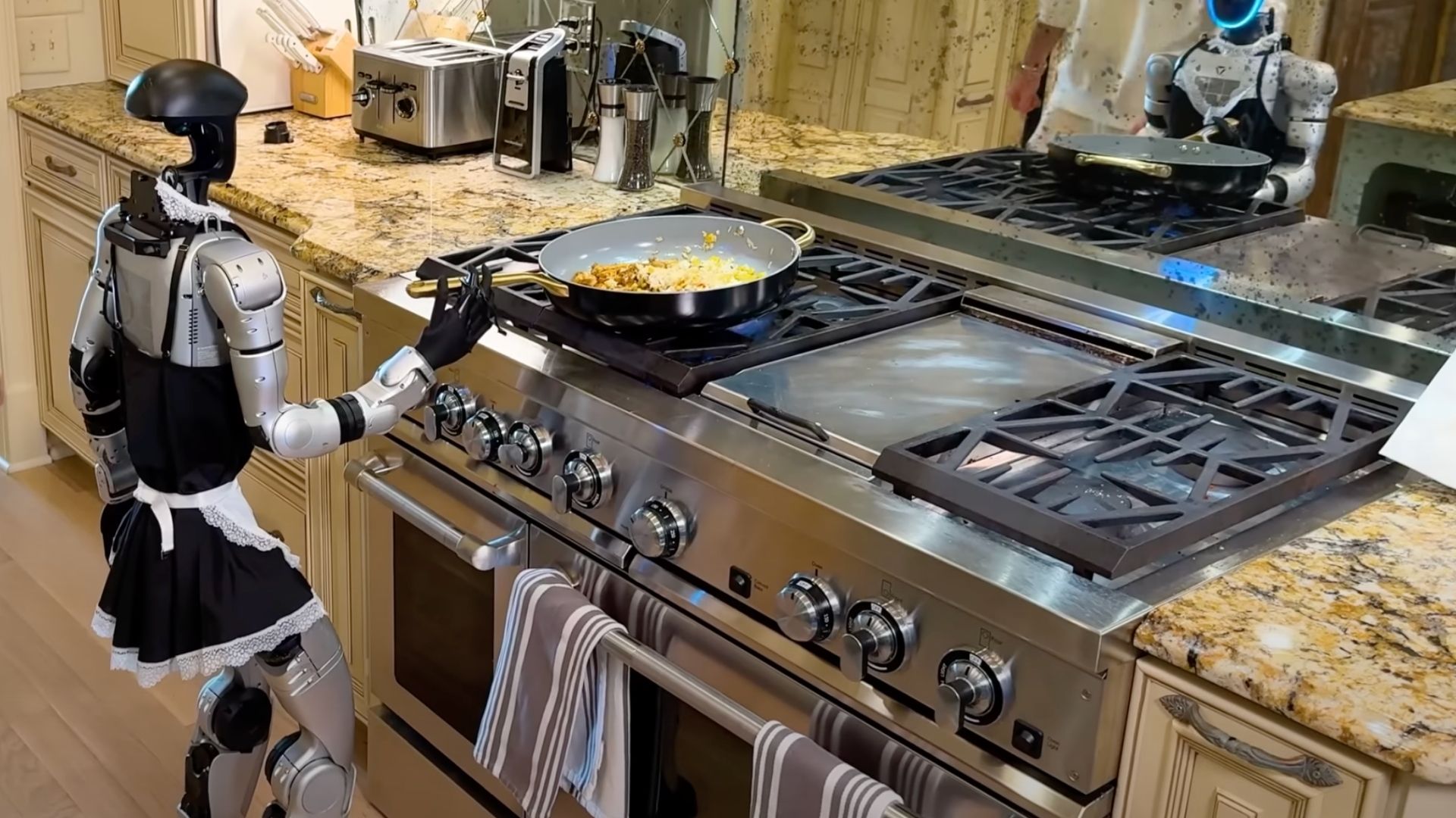 Video: Humanoid robot chef loses grip on pan in viral cooking meltdown