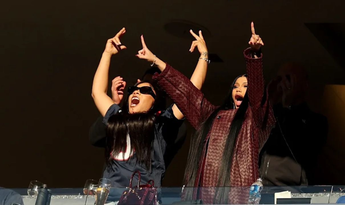 Cardi B Breaks Out Stefon Diggs’ Signature TD Celebration At Her First ...
