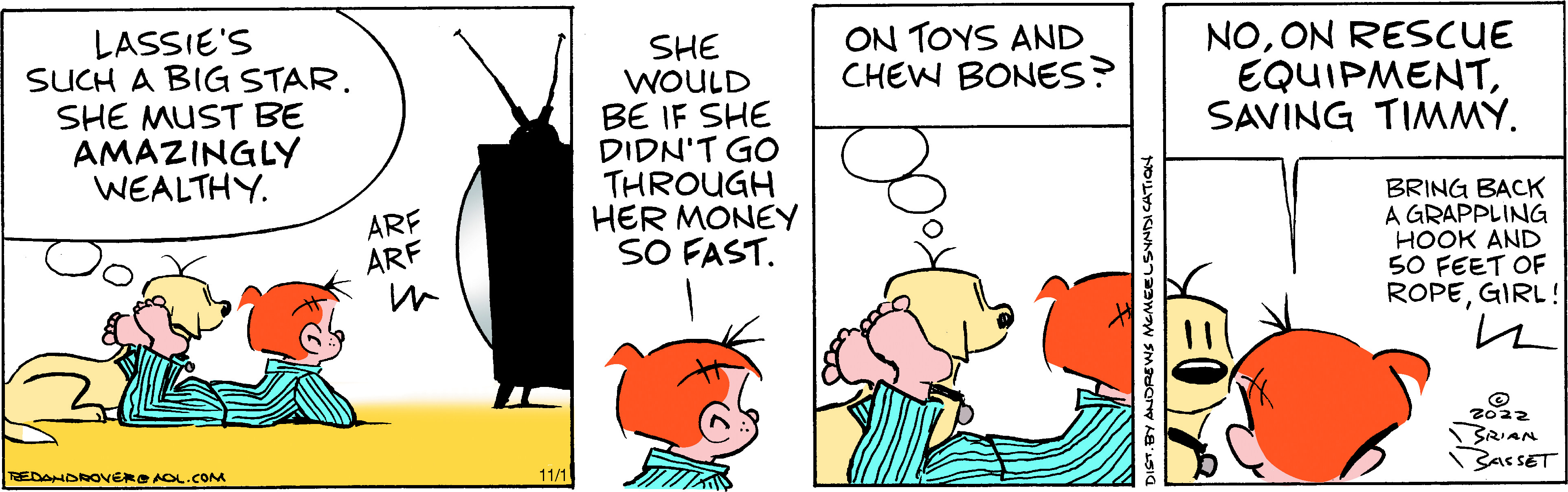 Red and Rover by Brian Basset