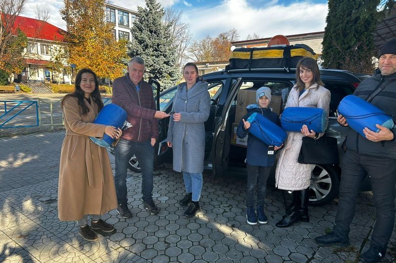 Northumberland volunteers deliver car and aid to Ukrainian community