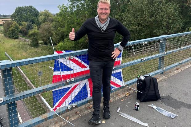 Council warns man of £38 charge per flag if he puts more up in North ...