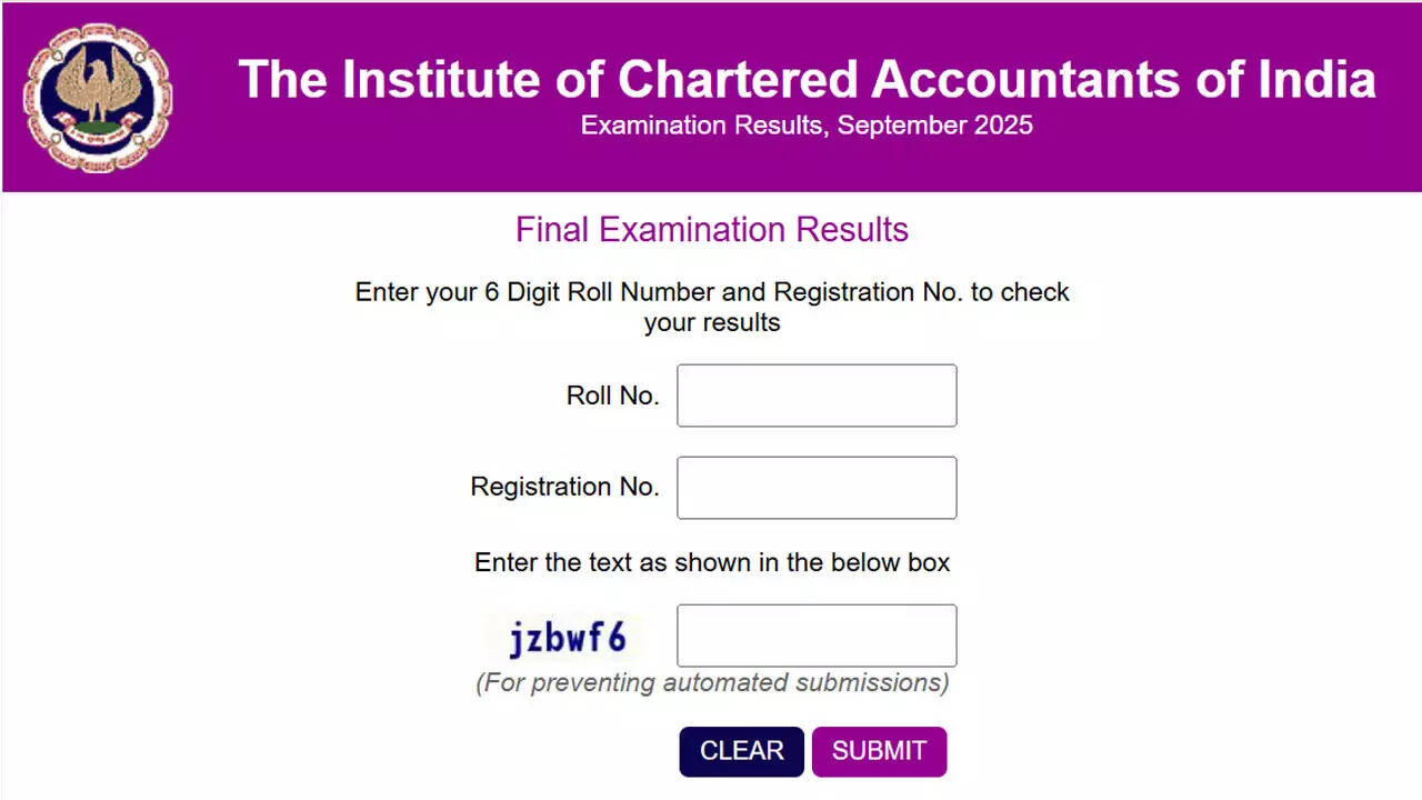 ICAI CA September 2025 Result: Over 11,000 candidates qualify as ...