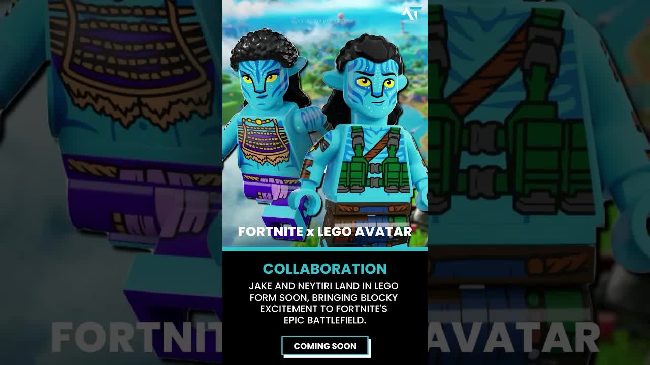 FORTNITE x Lego AVATAR Collab | Jake & Neytiri SKINS