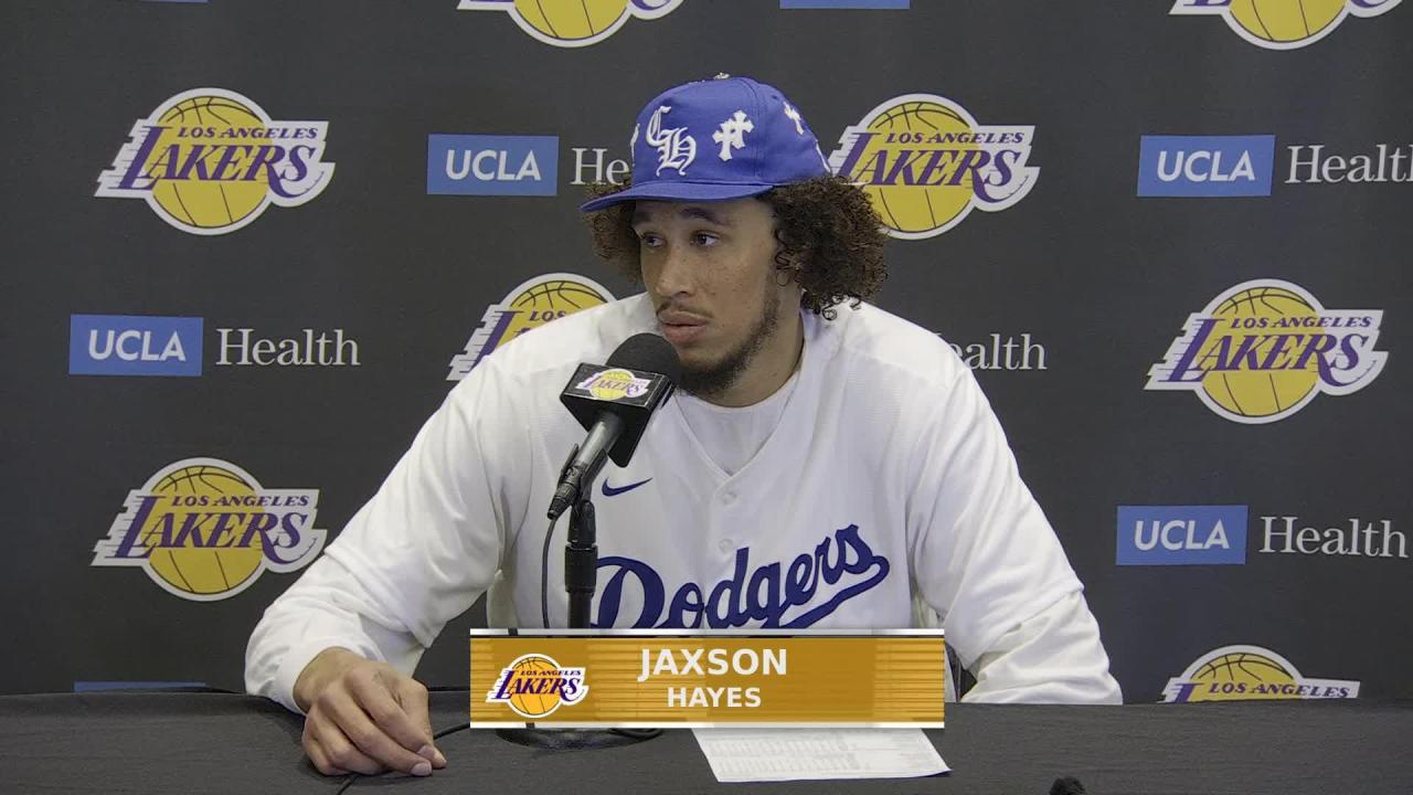 LAL 130, MIA 120: Jaxson Hayes Postgame Media Availability