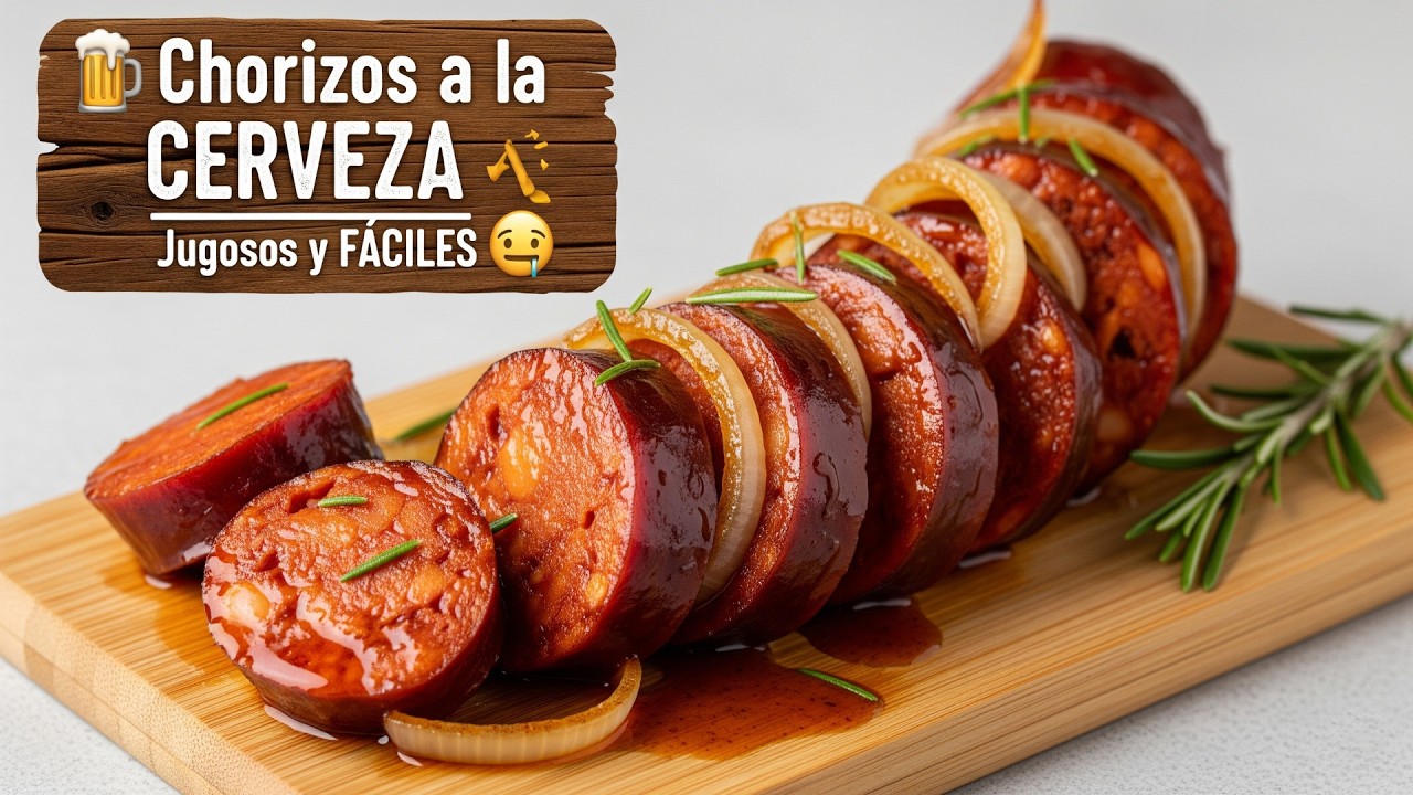 Chorizos a la Cerveza Receta Fácil, Rápida y Deliciosa