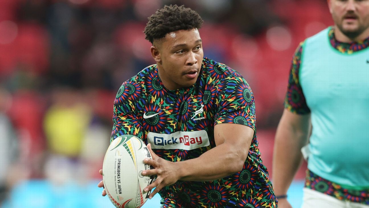 Rassie Erasmus makes 11 changes to Springboks team to face Italy