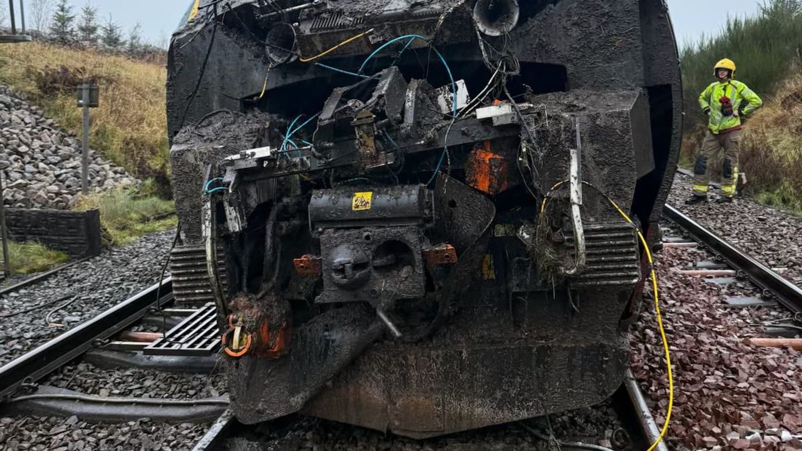 Four injured after train derails, causing 'days' of disruption