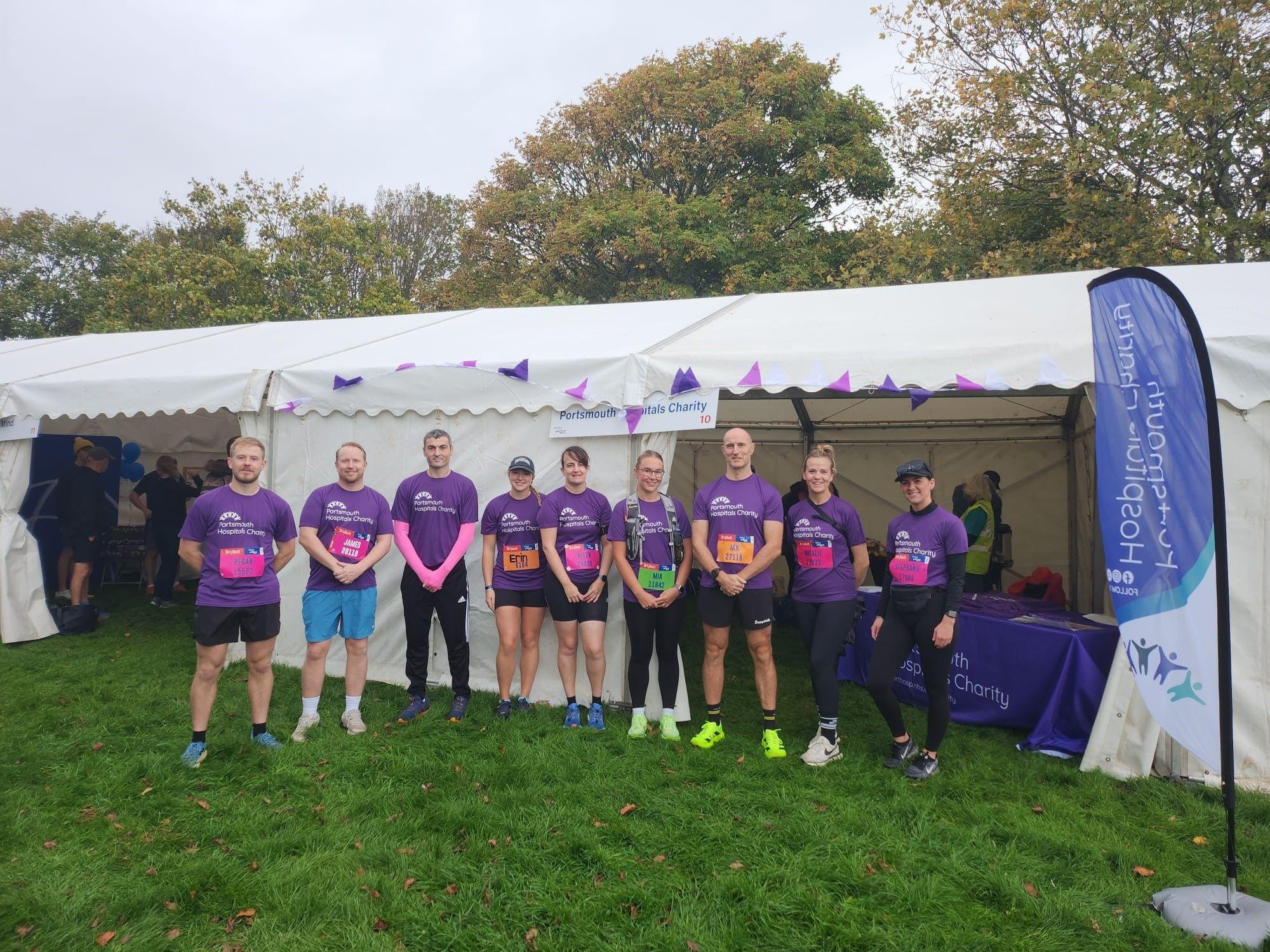 Team effort: Portsmouth Hospitals Charity’s biggest team yet raise ...