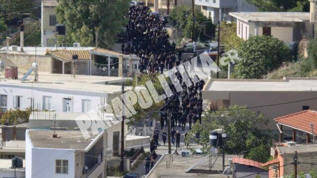 Μακελειό στα Βορίζια: Θρήνος στην κηδεία του 39χρονου - Κλάματα και ...